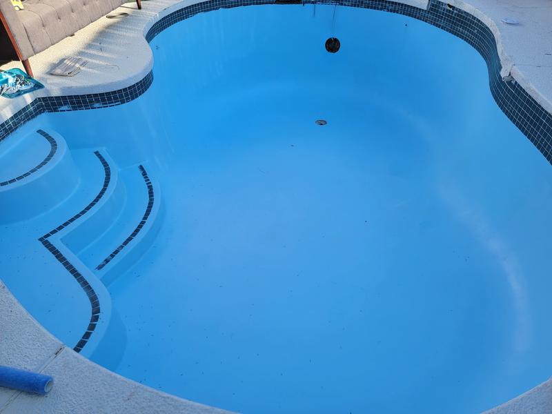 Dyco Paints Blue Pool Paint Semi-gloss Blue Acrylic Waterproof Pool ...