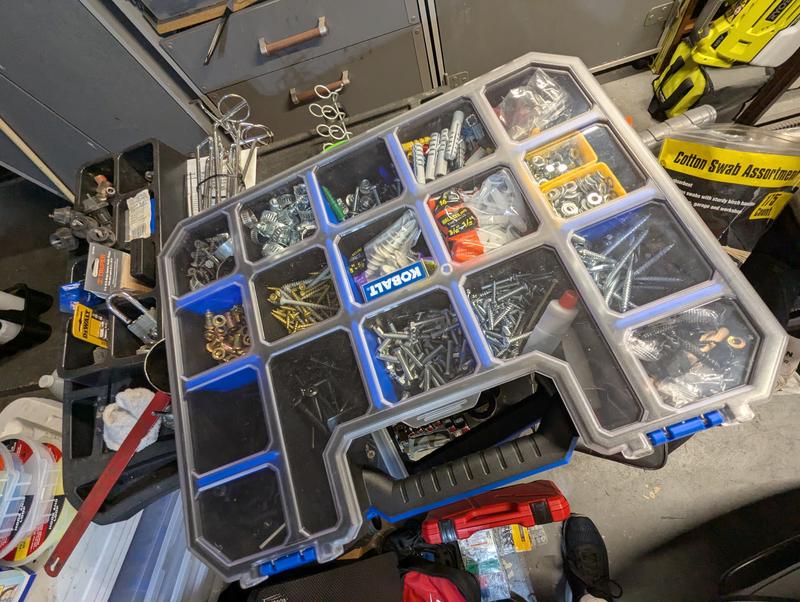 Kobalt Plastic 15-Compartment Small Parts Organizer KUDC104 at Lowes.com