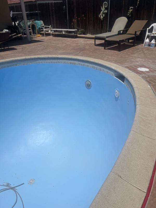 Dyco Paints White Pool Paint Semi-gloss White Acrylic Waterproof Pool ...