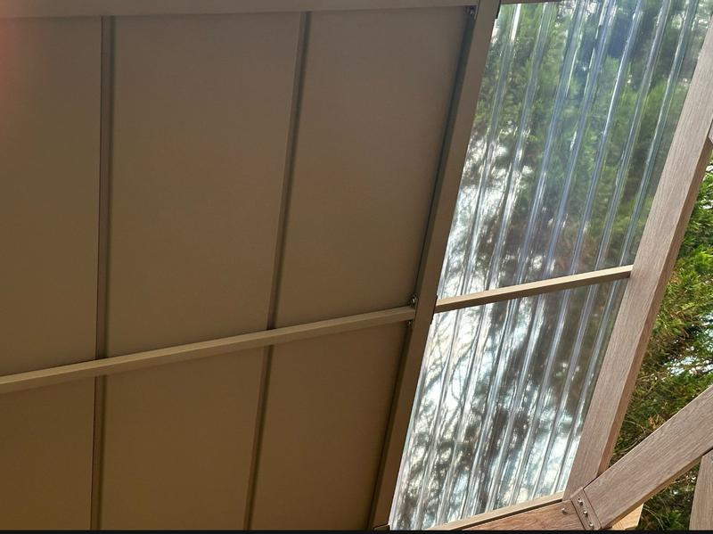 Tuftex SeaCoaster 2.17-ft x 6-ft Corrugated Clear PVC plastic Roof ...