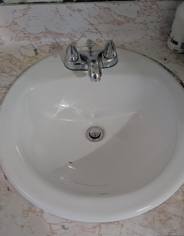 Project Source Polished Chrome 4-in centerset 2-handle WaterSense Low ...