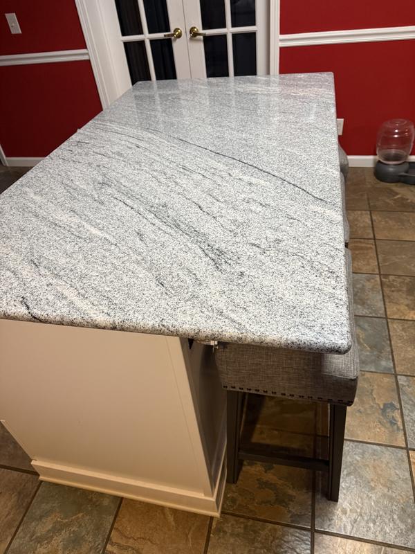 SenSa 4 In. x 4 In. Orinoco Granite Black Kitchen Countertop SAMPLE (4 ...