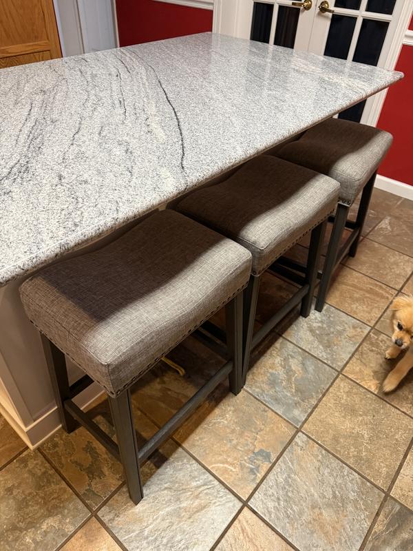 SenSa 4 In. x 4 In. Orinoco Granite Black Kitchen Countertop SAMPLE (4 ...