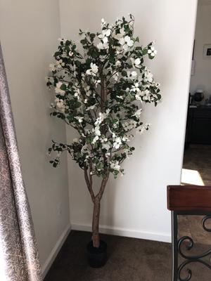 Nearly Natural 60-in Purple Indoor Silk Artificial Tree at Lowes.com