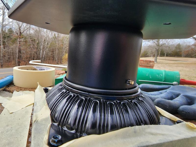 Quoizel Newbury 23-in Mystic Black Traditional Outdoor Light Post ...