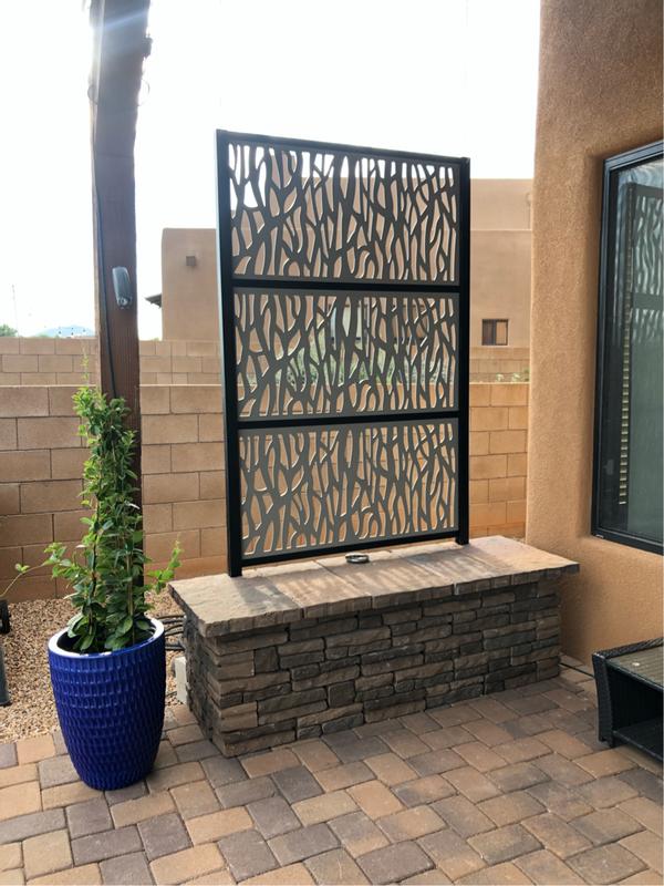 Freedom Allure Decorative Screen Frame Kit 50.25-in W x 77.75-in H ...