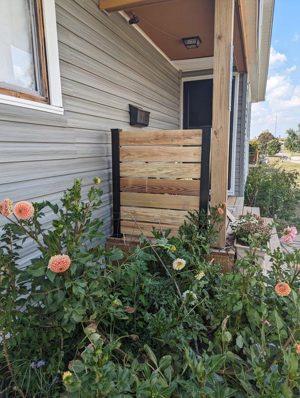 HOFT End Post Kit A4 and Hardware 6-ft x 44-in Black Aluminum Deck ...