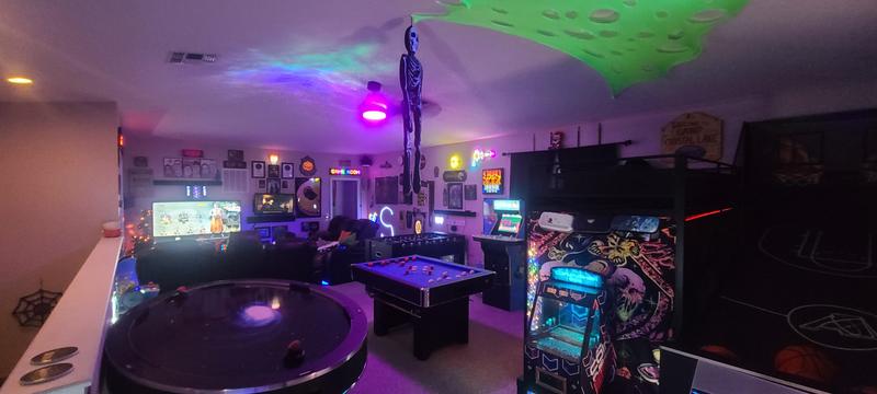 Globe Electric Colossus 60-in Matte Black with Matte Blades LED Covered ...