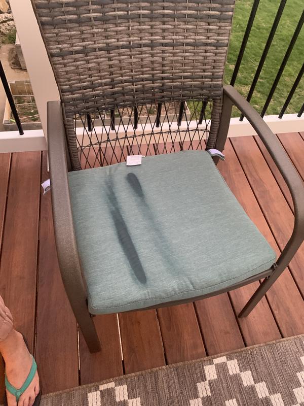 PamaPic Patio Dining-Set 7-Piece Brown Rattan Patio Dining Set Iron ...
