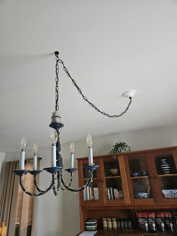 Project Source 2-Hook Bronze Metal Swag Light Kit with Chain LPSK6BRZ ...