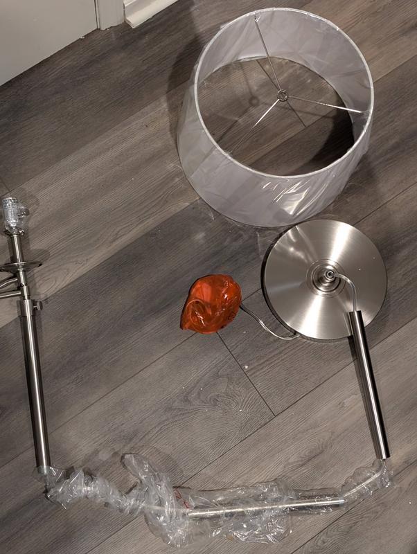 KAWOTI 64.5-in Gold Swing-arm Floor Lamp 21317 at Lowes.com