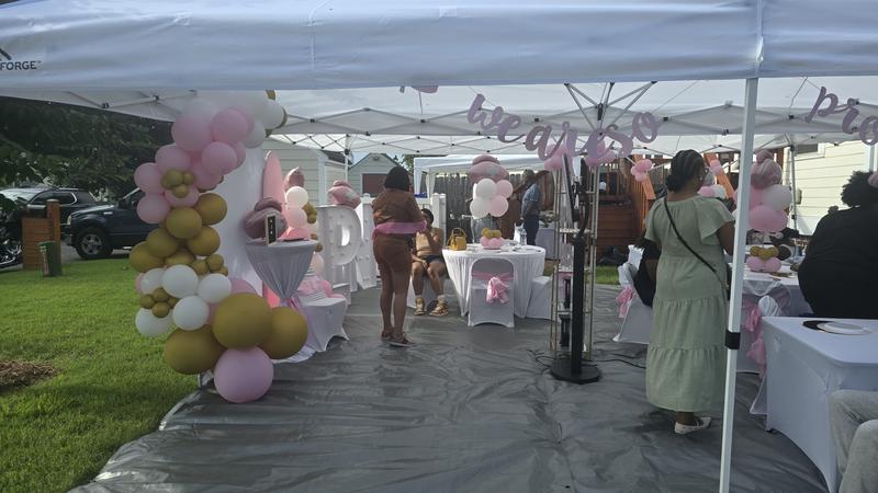 Master Forge 20-ft x 10-ft Rectangle White Pop-up canopy in the ...