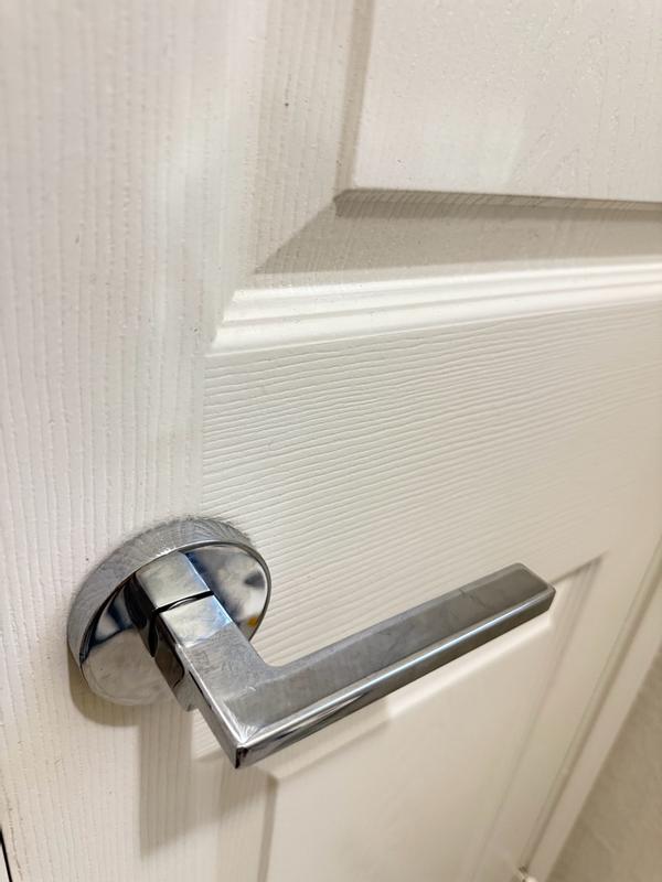 OKUN Dune Chrome Interior or Hall/Closet Passage Door Handle 6 -Pack in ...