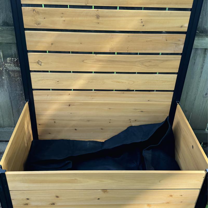 Enclo Privacy Screens Concord 41-in W x 73-in H Wood Planter Box Cedar ...