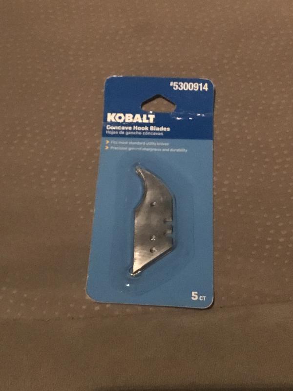 Kobalt Carbon Steel 5.5Mm Hook Utility Razor Blade(5-Pack) 54388 at ...