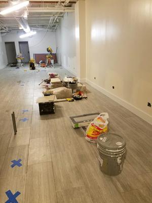 Style Selections (Sample) Ridgemont Silver 8-in x 8-in Porcelain ...