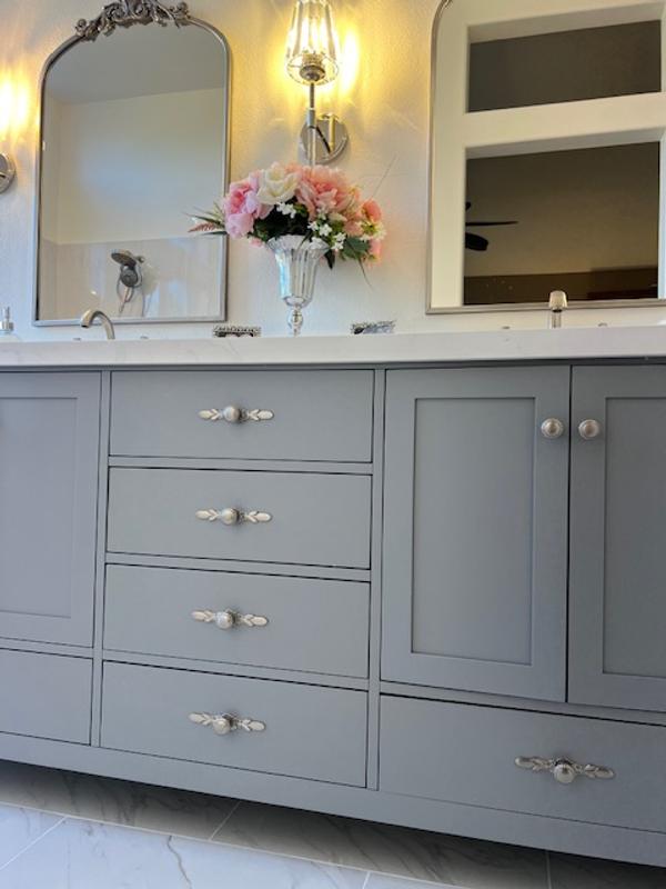 ARIEL Cambridge 60-in Black Oak Bathroom Vanity Base Cabinet without ...