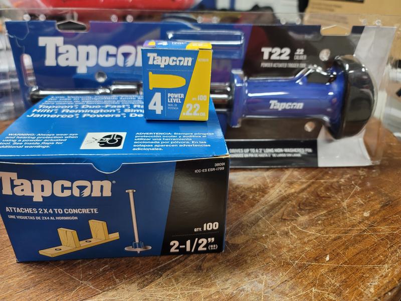 Tapcon 100-Count 0.22 Caliber Powder Actuated Load 20602 at Lowes.com