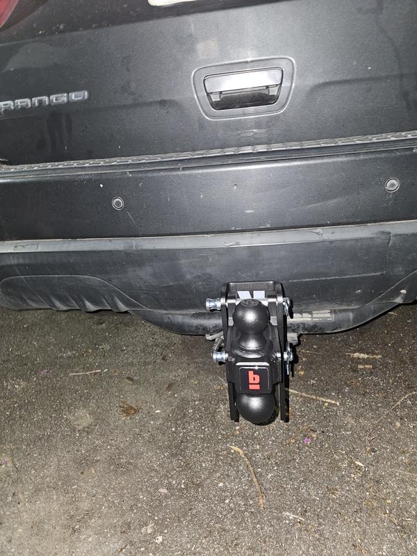 bROK Blackout Series 22,000 lbs GTW Adjustable Channel Mount with Dual ...