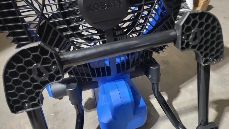 Kobalt 14-in 40-Volt 5-Speed High Velocity Indoor/Outdoor Blue Pedestal ...