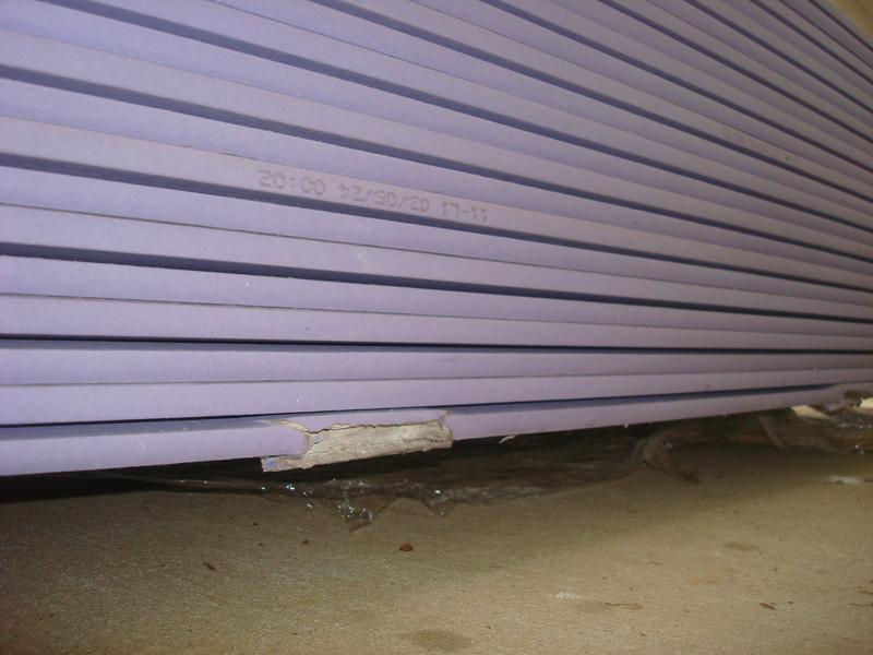 Gold Bond 5/8-in x 4-ft x 8-ft PURPLE XP Fire-Shield Mold Resistant ...