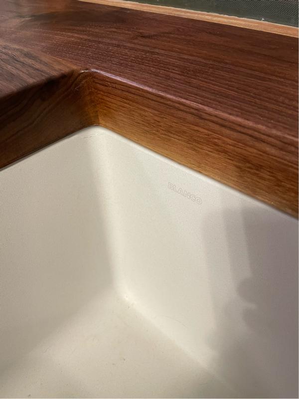 BLANCO Diamond Silgranit Undermount 33.5-in x 18.5-in White Granite ...
