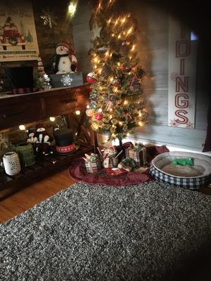 allen + roth Sansa May 8 x 10 (ft) Synthetic Greige Rectangular Indoor ...