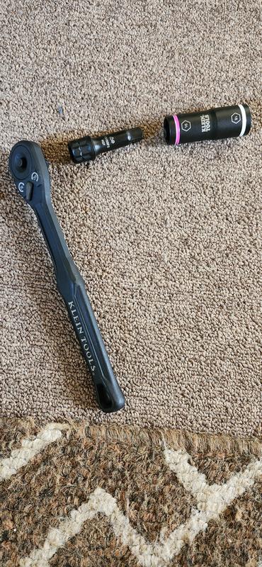 Klein Tools KNECT Flip-24 Deep-Well, Heavy-Duty Impact Socket Set, SAE ...