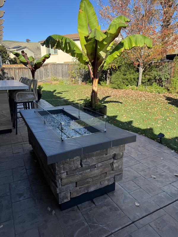 American Olean Carbon Mist Slate 12-in x 24-in Glazed Porcelain Stone ...