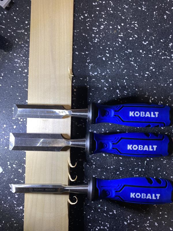 Kobalt 3-Pack Woodworking Chisels Set 68679 at Lowes.com