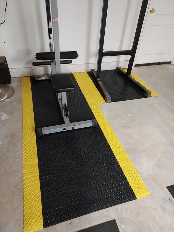 Dimex 3-ft x 10-ft Black Vinyl Rectangular Indoor Utility Mat 3DY-532 ...