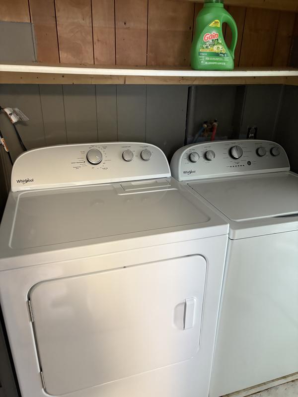Whirlpool 7-cu ft Vented Gas Dryer (White) WGD4815EW at Lowes.com