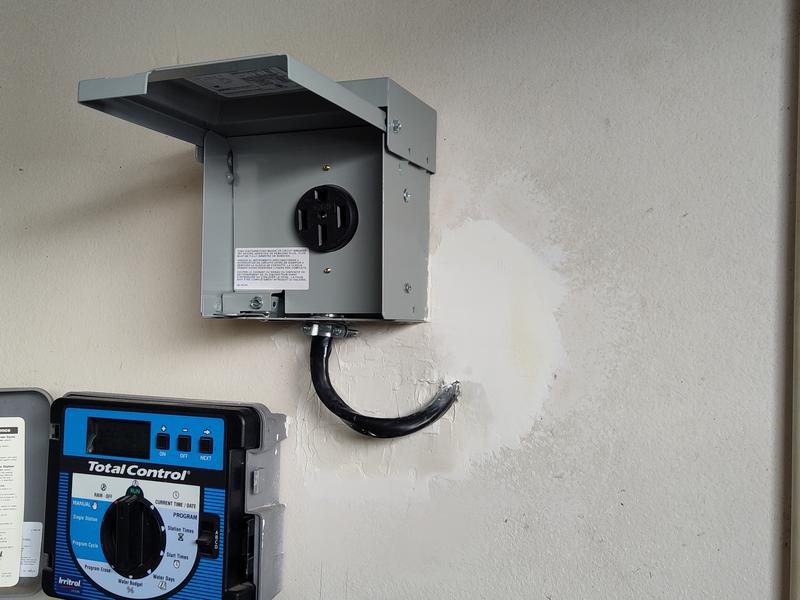 Eaton 50 Amp Overhead Only Temporary Power Panel CHU1S at Lowes.com