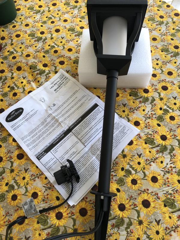 Harbor Breeze LED Path Light 100-Lumen 1.9-Watt Matte Black Low Voltage ...