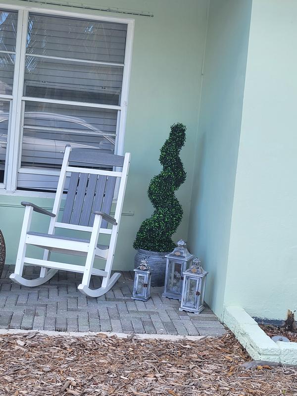 National Tree Company 44-in Green Indoor/Outdoor Boxwood Artificial ...