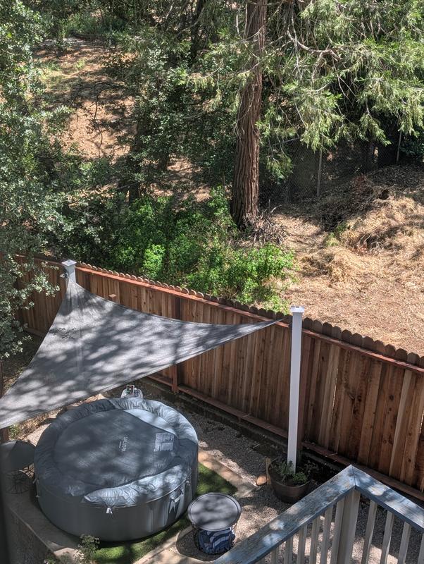 Freedom 4-in x 4-in x 8-ft White Composite Deck Post sleeve in the Deck ...