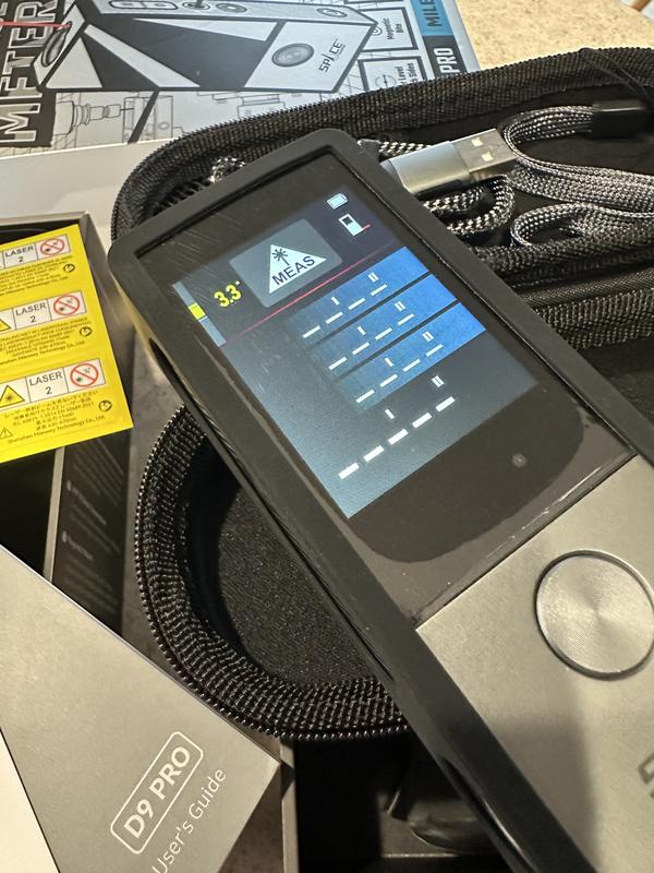 MILESEEY DP9 PRO 3-Way Measure, Smart Calculator, App Sync 330-ft ...