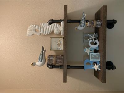 Shop allen + roth Allen + Roth Industrial Pipe Shelving Collection at ...