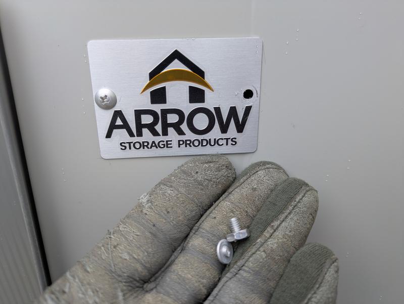 Shop Arrow Arrow 10-ft x 12-ft High Point Galvanized Steel Storage Shed ...