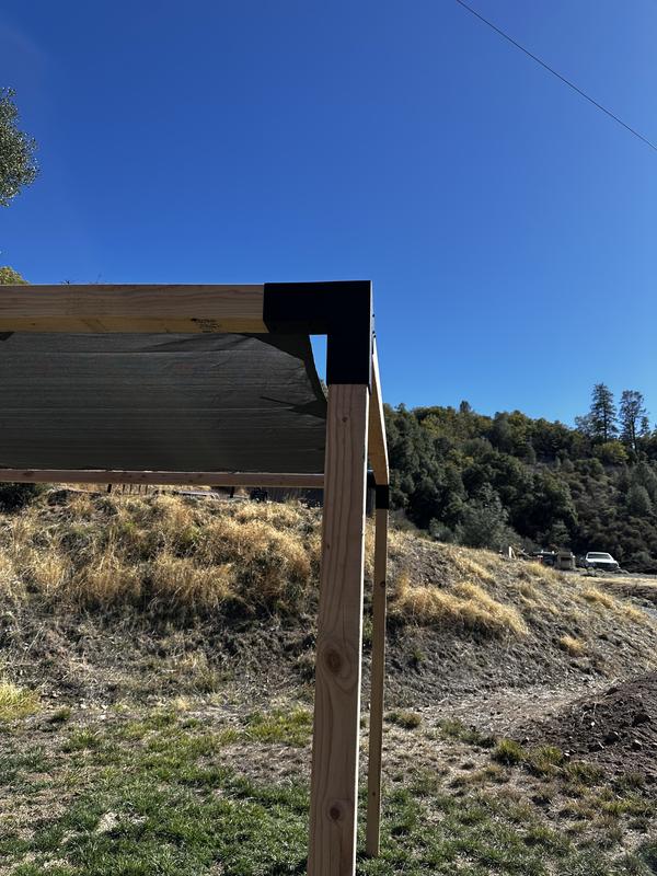 Simpson Strong-Tie Outdoor Accents Sage Pergola System 8-ft x 8-ft Gray ...