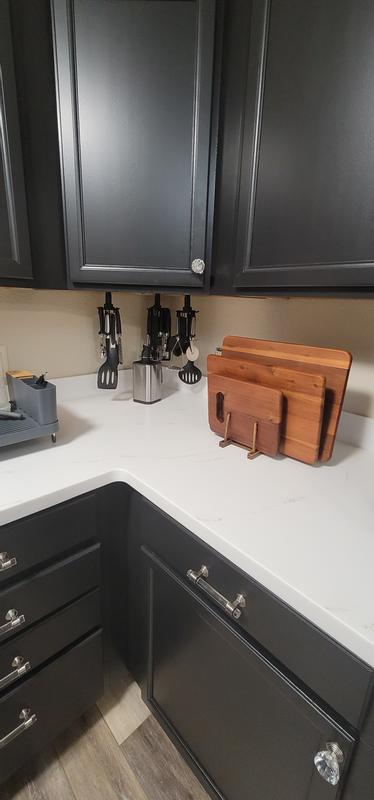 Allen Roth Silver Dove Solid Surface White Kitchen Countertop Sample