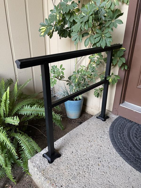 VEVOR 35.24-in x 35.83-in Black Finished Aluminum Interior/Exterior ...