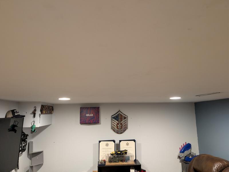Bieuoram 6 Pack 6 Inch LED Recessed Downlight Kits with Night Lights ...