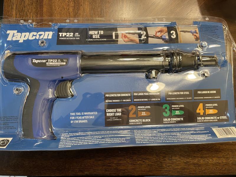 Tapcon Single Shot Powder Actuated Trigger Tool 12230 at Lowes.com