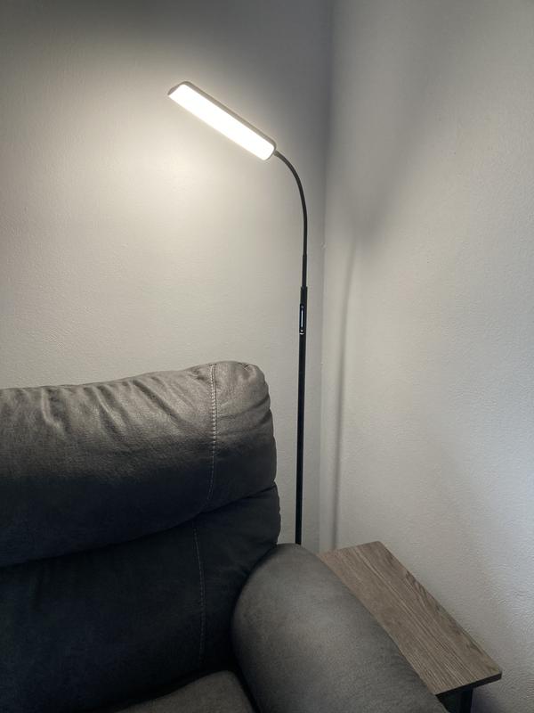 Style Selections 59-in Matte Black Stick Floor Lamp 43369 at Lowes.com