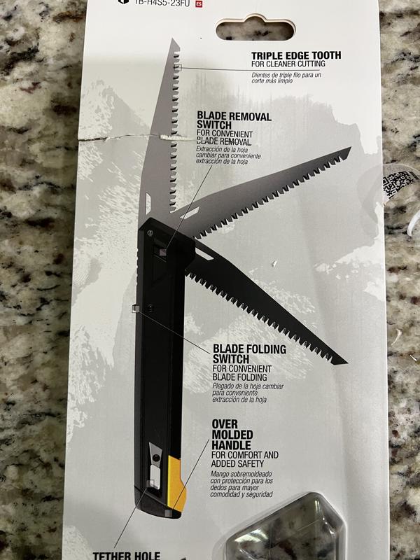 TOUGHBUILT Folding 5.5-in Utility Ripping Jab Saw TB-H4S5-23FU at Lowes.com