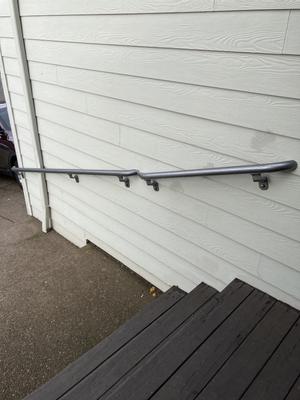 Wolf Handrail 1.9-in x 96-in Copper Vein Painted Aluminum Interior ...