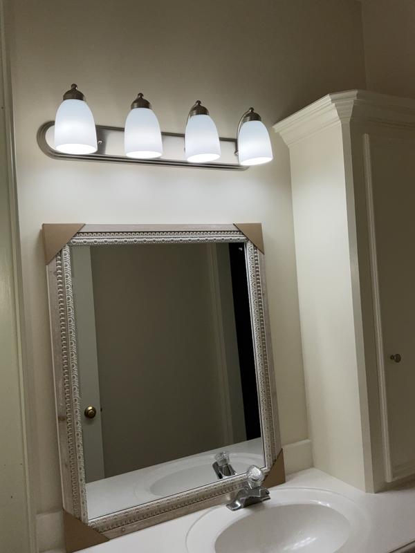 Lucid Lighting 3 -Light Brushed Nickel Traditional Vanity light at ...