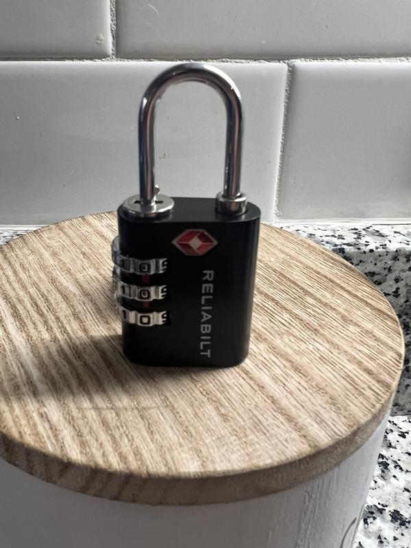 RELIABILT Adjustable Combination Padlock, 1-1/4-in Wide x 15/16-in ...