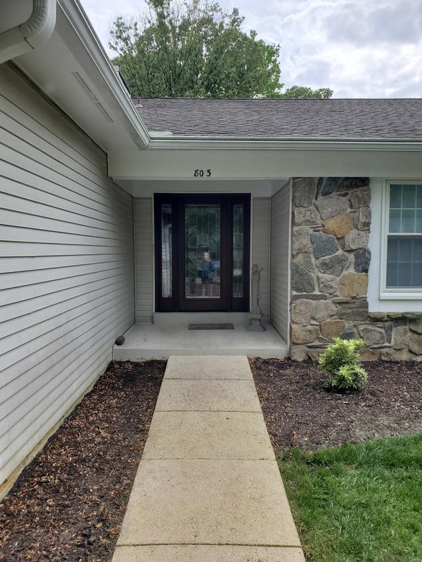 Therma-Tru Zaha Entry Door 36-in x 80-in x 4-9/16-in Fiberglass Right ...